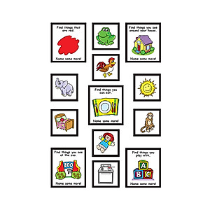 Super Duper Publications | Magnetic Let's Find and Name Things Board Game | Educational Learning Resource for Children