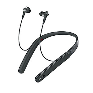 Sony Premium Noise Cancelling Wireless Behind-Neck in Ear Headphones - Black (WI1000X/B)