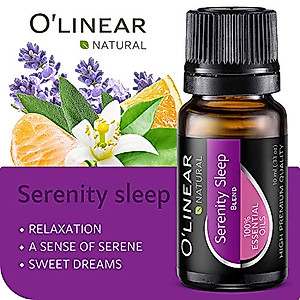 O'linear Essential Oils 6 Blends Set - Perfect for Humidifiers and Diffusers, Aromatherapy Diffuser Oils Scents, Essential Oil Kit for Home Use, Essential Oil Pack with Various Scents
