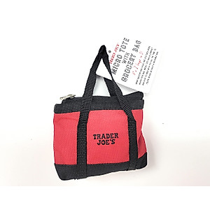 Trader Joes Reusable Grocery Bag and Micro Tote, 2 Bags in One, Washable Shopping, Small, Mighty, Compact and Convenient
