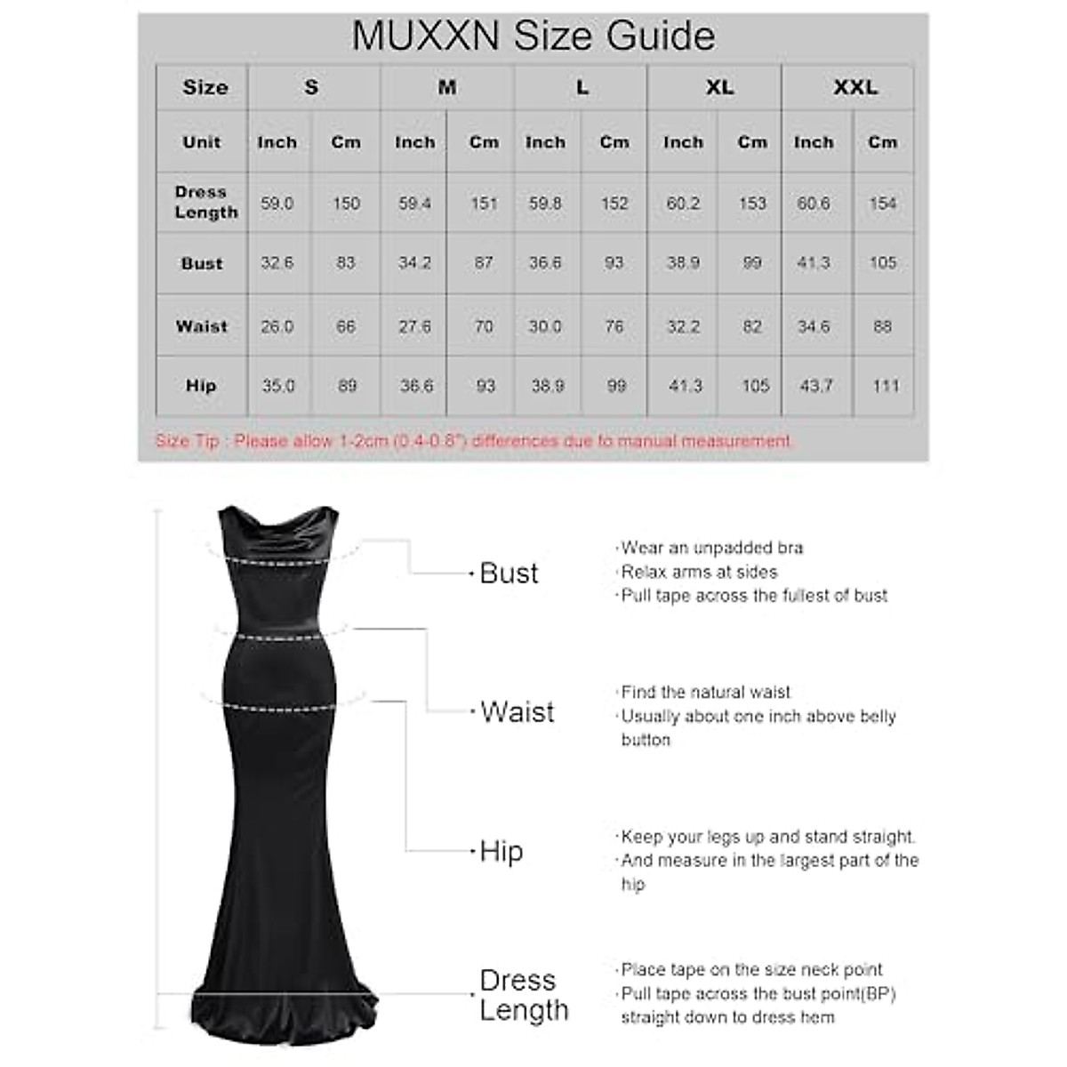 MUXXN Women's Sleeveless Floor Length Sheath Formal Vintage Cocktail Evening Long Maxi Dress Black L