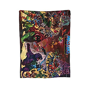 Pobecan He-Man and The Masters Anime of The Universe Blanket Throw Blankets Ultra Soft Flannel Lightweight Throws for Couch, Bed,All Seasons Use 80"x60"