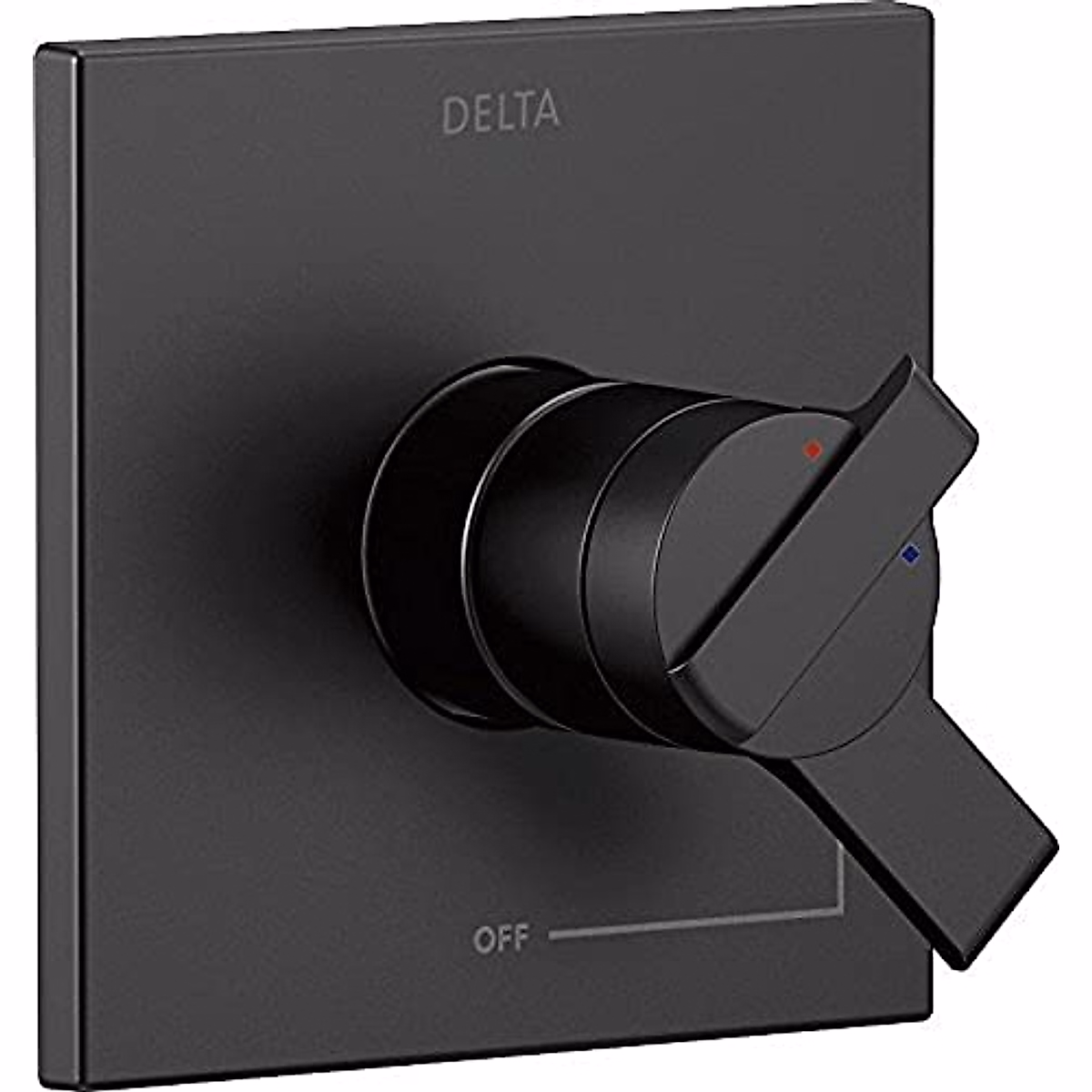 Delta Faucet Ara 17 Series Dual-Function Shower Handle Valve Trim Kit, Matte Black T17067-BL (Valve Not Included)
