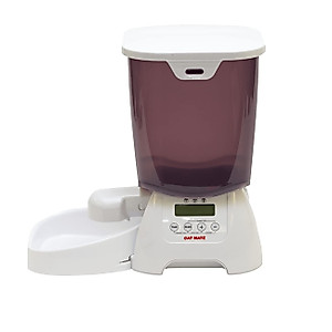 Cat Mate C3000 Automatic Dry Food 3-Meal Feeder, BPA Free for Cats & Small Dogs
