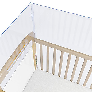 Foundations CareShield 3-Sided Crib Divider for Serenity Cribs, Clear Plexiglass Protective Barrier System for Child Care Centers, Quick Installation, Increases Capacity