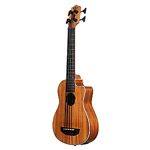 Kala Brand Music Co., 4-String Ukulele, Right, Natural, Ubass Scout-FS