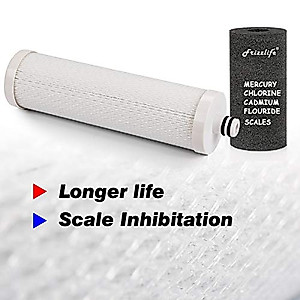 Frizzlife FZ-3 Replacement Water Filter Cartridge For MP99, MK99, MV99 & MS99 - With Scale Inhibition