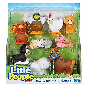 Fisher-Price Little People Farm Animal Friends with Baby Bunnies & Piglets