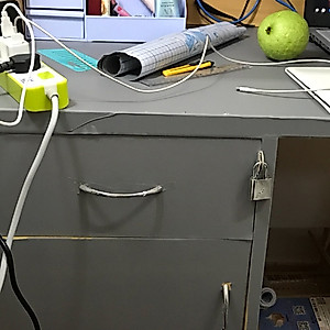 Yifely Solid Grey Color Shelving Paper Peel & Stick Shelf Liner Removable Dresser Drawer Sticker 17.7 Inch by 9.8 Feet