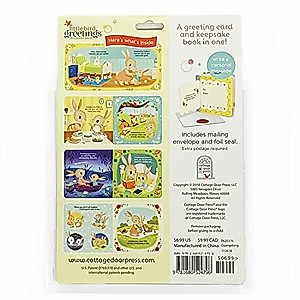 Somebunny Loves You - Greeting Card Board Book, Includes Envelope and Foil Sticker, Ages 1-5