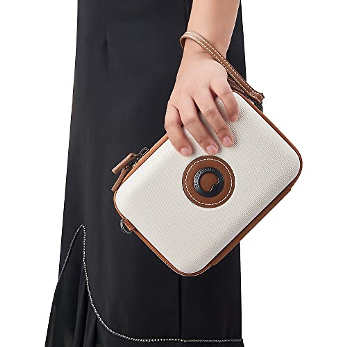 DELSEY Paris Women's Chatelet 2.0 Clutch and Crossbody Bag, Angora, One Size