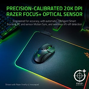 Razer Firefly V2 Gaming Mousepad + Basilisk Ultimate w/o Dock Gaming Mouse Bundle