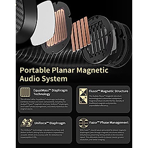 Edifier STAX Spirit S3 Wireless Planar Magnetic Headphone, Bluetooth Hi-Fi Headphone with Hi-Res & Snapdragon Sound with Mic for Audiophiles, Home, Studio