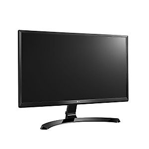 LG 24UD58-B Monitor 24" 4K Ultrafine (3840 x 2160) IPS Display, FreeSync, On-Screen Control, Screen Split 2.0, Game Mode, Black Stabilizer - Black