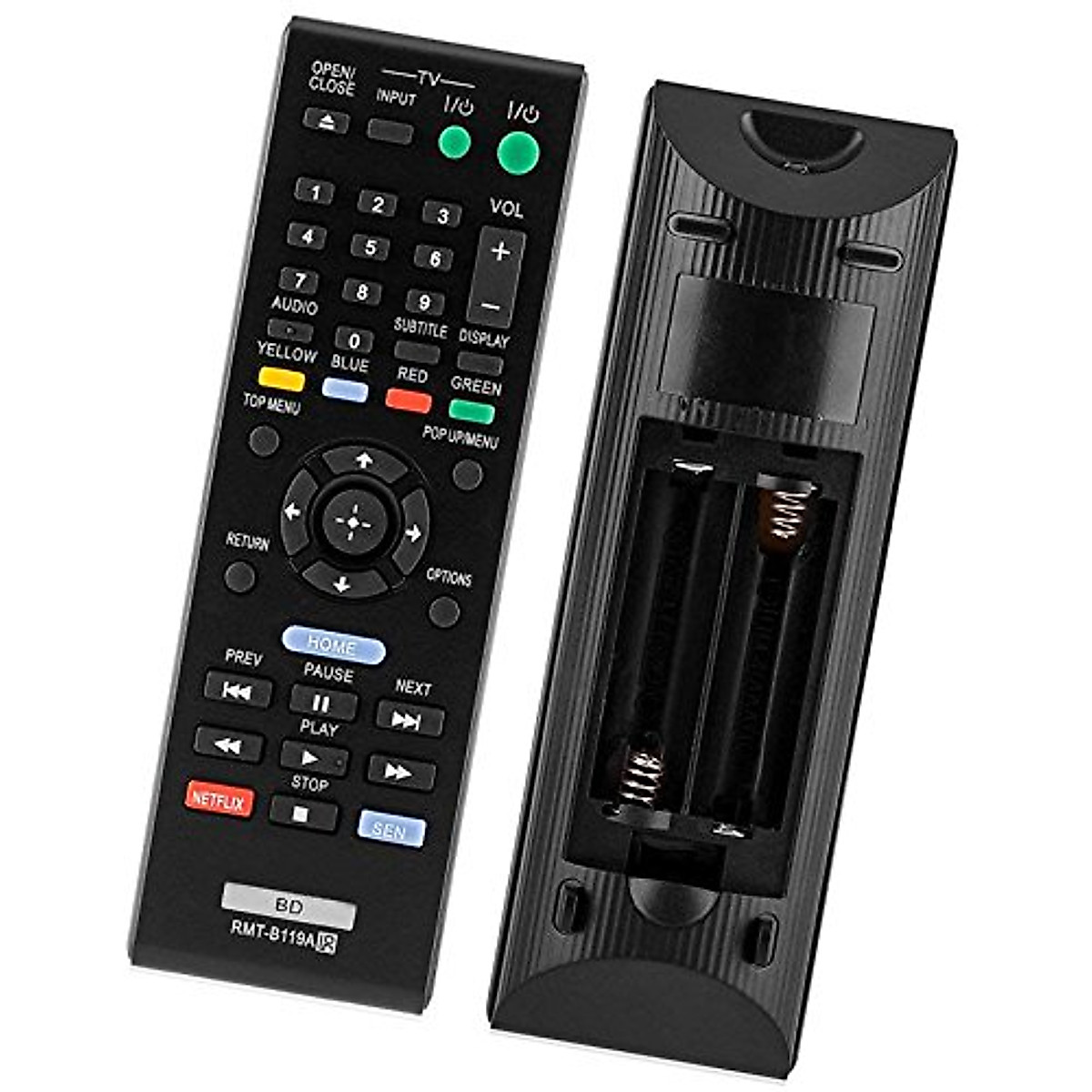 New Remote RMT-B119A Compatible with Sony Blu-Ray Disc DVD Player BDP-BX59 BDP-S390 BDP-S590 BDP-BX110 BDP-S1100 BDP-S3100 BDP-BX310 BDP-BX510 BDP-S580 DP-BX510 BDP-BX59 BDP-BX39