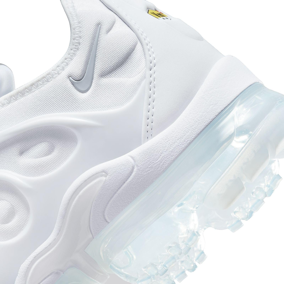 Nike mens Air Vapormax Plus, White, White-pure Platinum, 12