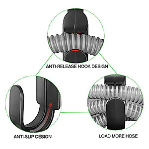 CPAP Hose Hanger with Anti-Unhook Feature - CPAP Mask Hook and CPAP Tube Holder - CPAP Supplies Organizer,Avoids CPAP Hose Tangle and Allows You to Sleep Better