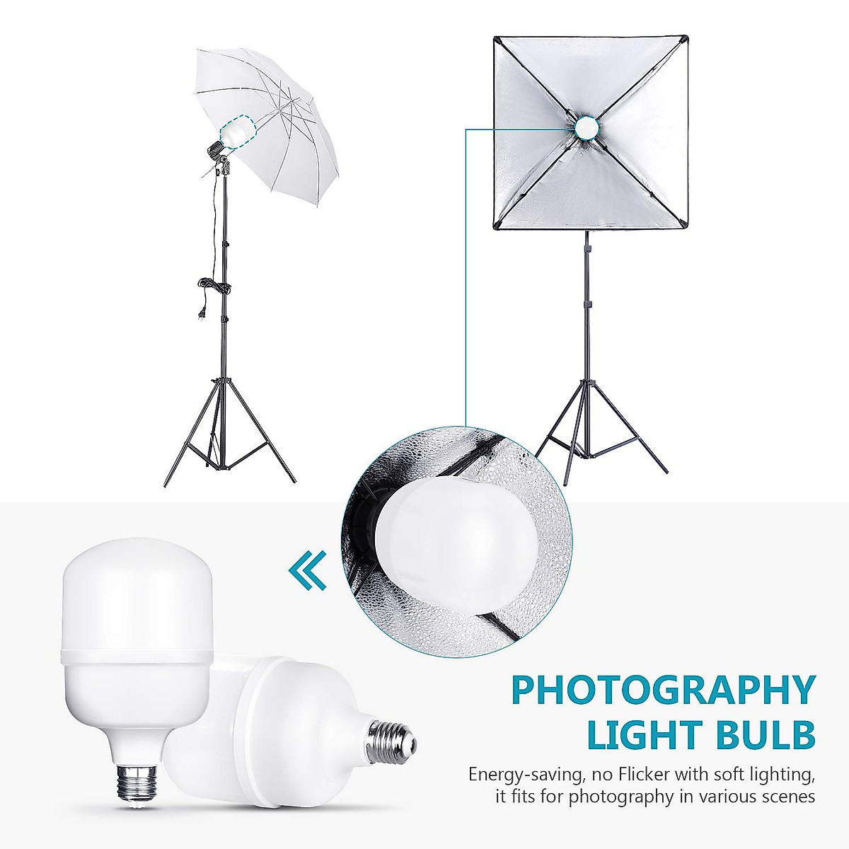 Neewer 8.5x10ft Backdrop Stand Support Continuous Lighting Kit for Photography Video Shooting