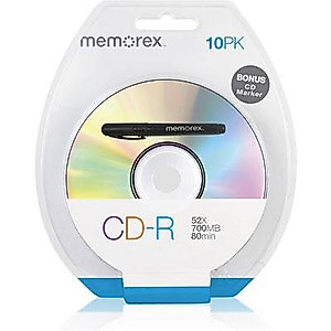CD-R 80 10 Pk Blister w/Pen (04524) -