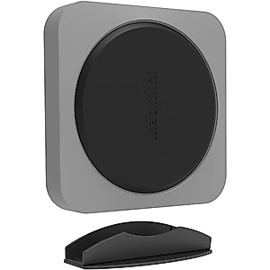 Bylitco Desktop Stand for Mac Mini 2010-2023,M1/M2,Vertical Holder,Perfect for Desk Organization and Heat Dissipation，Soft Cushioned Protection, Space-Saving Design- Black