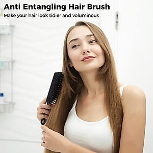 Anjetan 100 Packs Hair Brushes, Anti Entangling Hair Brushes Anti Static Massage Combs, Disposable Plastic Hair Combs for Curly Wet Dry Hair for Homeless, Shelter, Hotel, Nursing Home