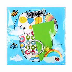 WATINC 9Pack Hand Puppet Art Craft Paper Sock Puppets DIY Making Your Own Puppet Kits Party Favors Wiggle Googly Eyes Storytelling Party Supplies Imaginative Play Birthday Party for Boys Girls