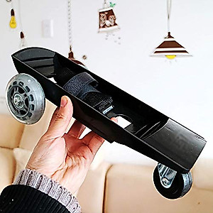 Pearlead ABS Tri-Dolly Motorcycle Wheel Moving Dolly with Fixed Belt Straps 330-lb Load Capacity