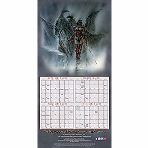 The Fantasy Art of Royo 2024 Wall Calendar, 16-Month Fantasy Calendar, 12" x 12"