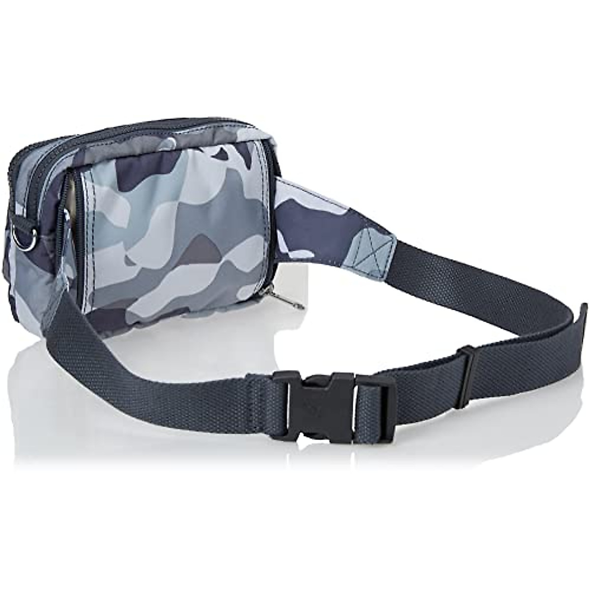 Kipling Womens Women's Merryl 2-in-1 Convertible Bag, Removable Shoulder Strap, Nylon Crossbody Bag, Cool Camo Grey, 7.75 L x 5 H 3 D US