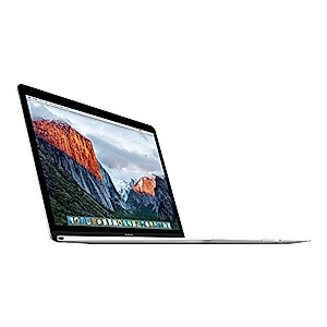 Apple MacBook MF855LL/A 12-Inch Laptop with Retina Display Silver, 256 GB (Renewed)