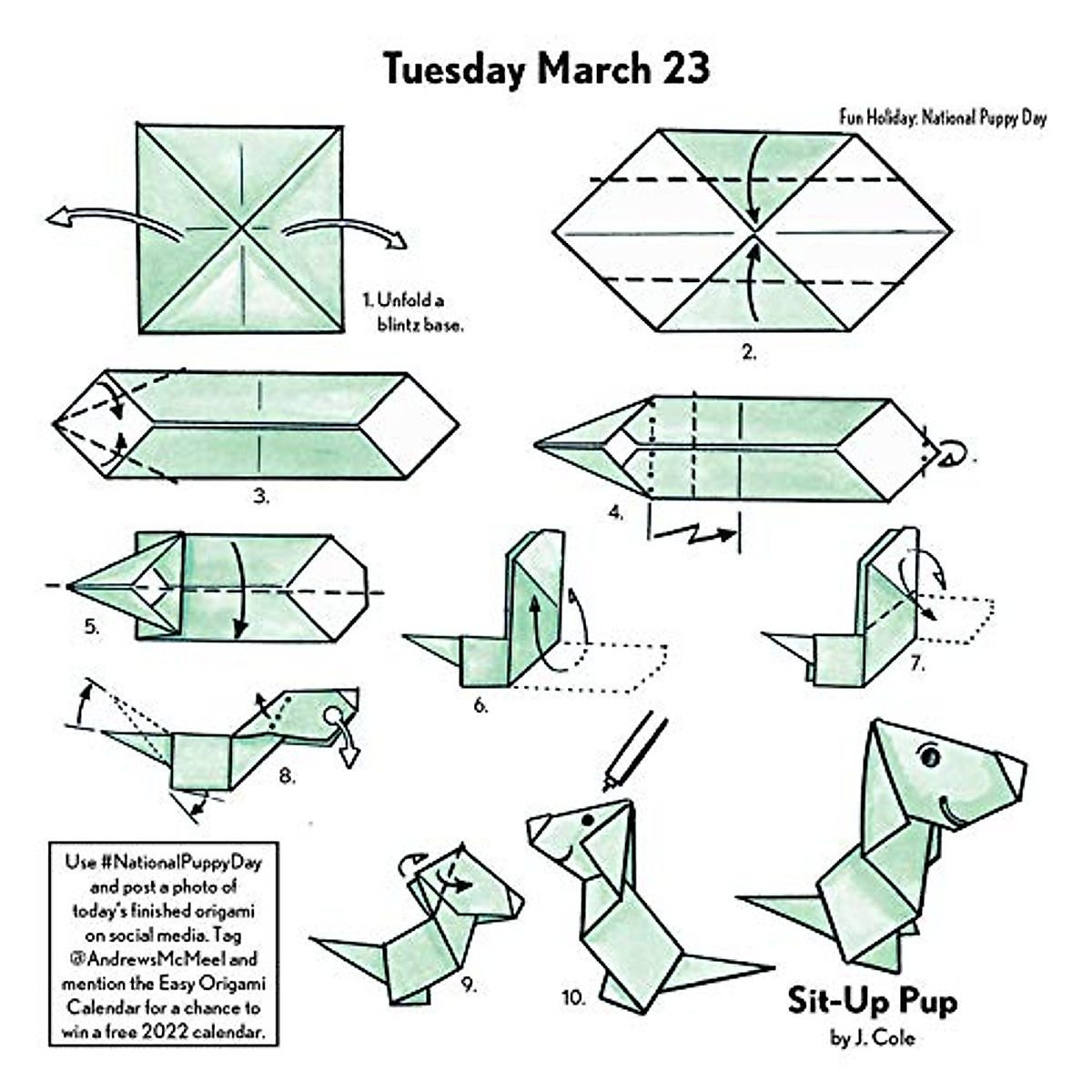 Easy Origami 2021 Fold-A-Day Calendar