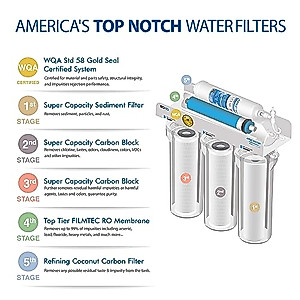 APEC Water Systems RO-90 Ultimate Series Top Tier Supreme Certified High Output 90 GPD Ultra Safe Reverse Osmosis Drinking Water Filter System, Chrome Faucet