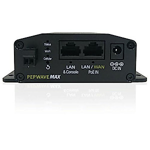 Peplink MAX BR1 Mini LTE (CAT-4) | Home Businesses and Outdoor Activities 4G LTE Router | Reliable Hotspot | Redundant SIM Slot | Embedded LTE Modem | MAX-BR1-MINI-LTE-US-T