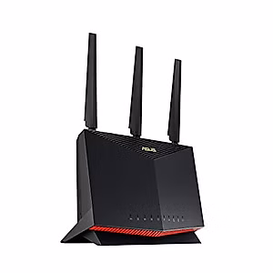 ASUS AX5700 WiFi 6 Gaming Router (RT-AX86U) - Dual Band Gigabit Wireless Internet Router, NVIDIA GeForce NOW, 2.5G Port, Gaming & Streaming, AiMesh Compatible, Included Lifetime Internet Security