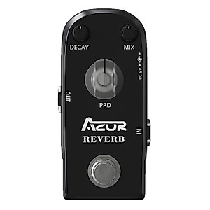 AZOR Chorus Guitar Effect Pedal with Reverb Guitar Effect Pedal Plate Reverb Hall and Church,Space Guitar Effect