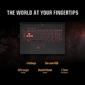 ASUS TUF A17 17.3" 144Hz FHD Gaming Laptop, AMD Ryzen 7 6800H, 64GB DDR5 RAM, 2TB PCIe SSD, RGB Backlit Keyboard, NVIDIA GeForce RTX 3060, 720p HD Camera, Win 11 Pro, Gray, 32GB USB Card
