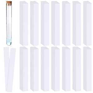 500 Pcs 6.3 x 0.79 Inches Grade 1 Chromatography Paper Strip Experiments Filter Paper Laboratory Cleaning Paper for Pigment Separation Chemistry Experiment for Laboratory Classroom School University