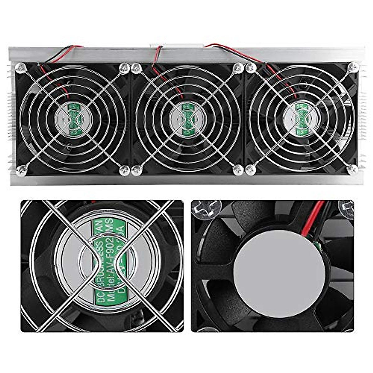 Thermoelectric Cooler, Thermoelectric Cooler, Asixx DIY Thermoelectric Peltier Refrigeration Semiconductor Cooler Air Cooling Device 20A 12V