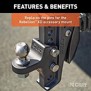 CURT 45959 Replacement Rebellion XD Accessory Mount Pins