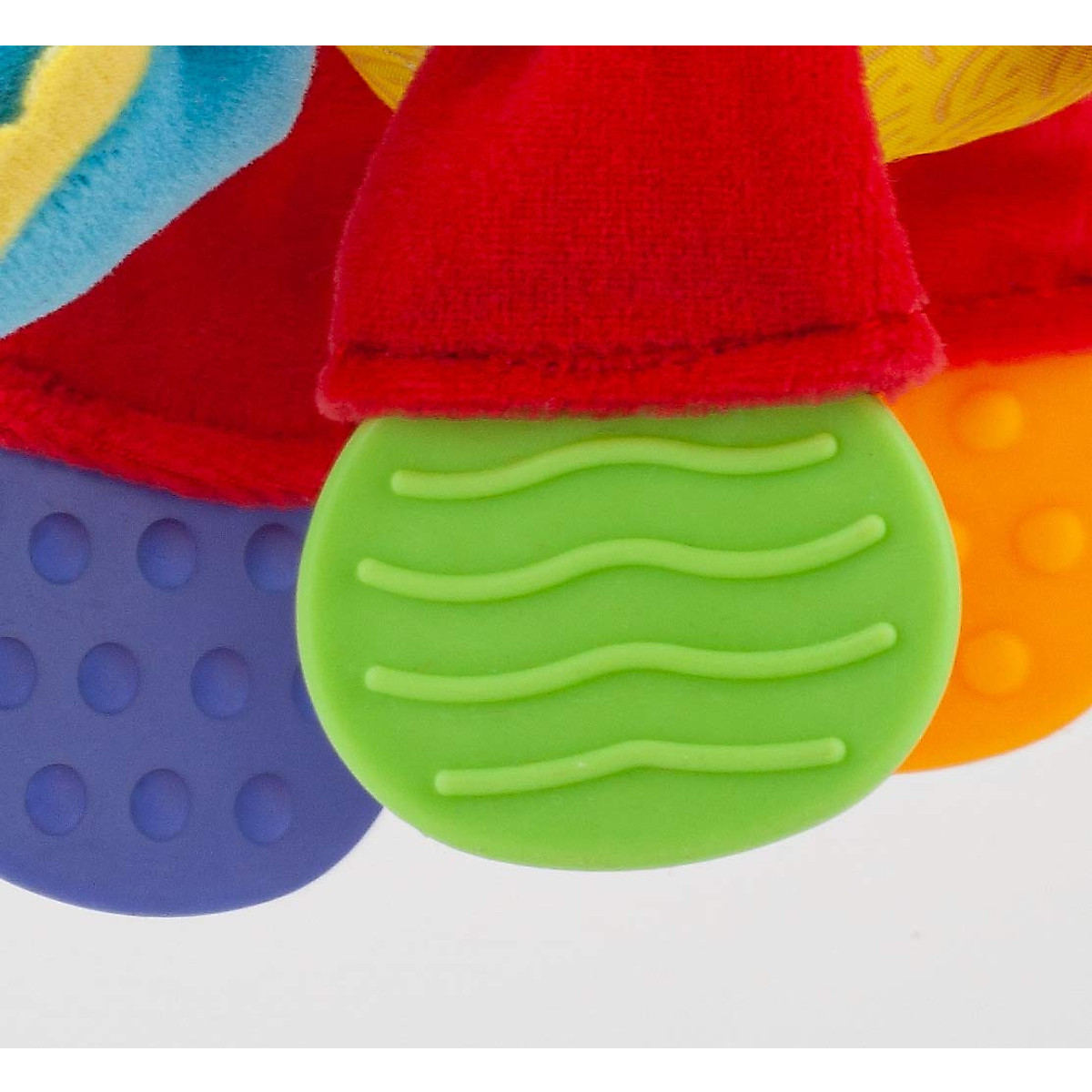 Nuby Floppers Plush Teether, Alligator