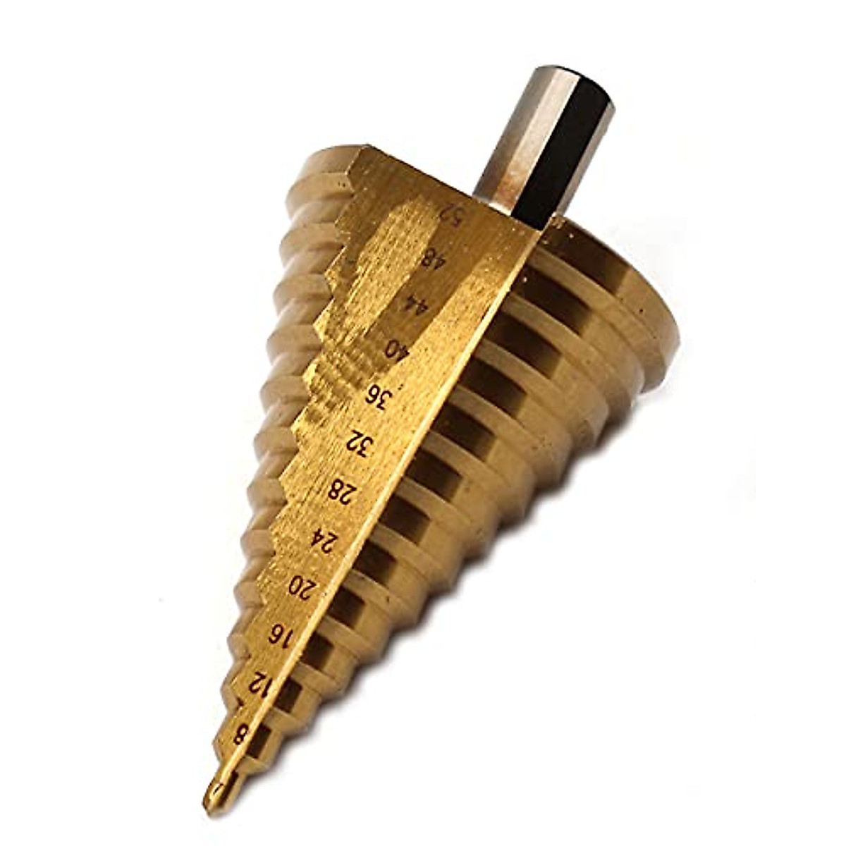 Driak 4-52mm Metric HSS Titanium Surface Step Drill Bit Set for Wood Metal Hard Materials Hole Drilling Tool