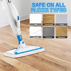 Steam Mop Replacement Pads Compatible with Bissell Powerfresh Steam Mop Pads for Bissell 1940 1806 1544 1440 2075 2685 Series Mops Resuable Floor Steamer Mop Pad Refills for Dry & Wet Cleaning, 8 Pack