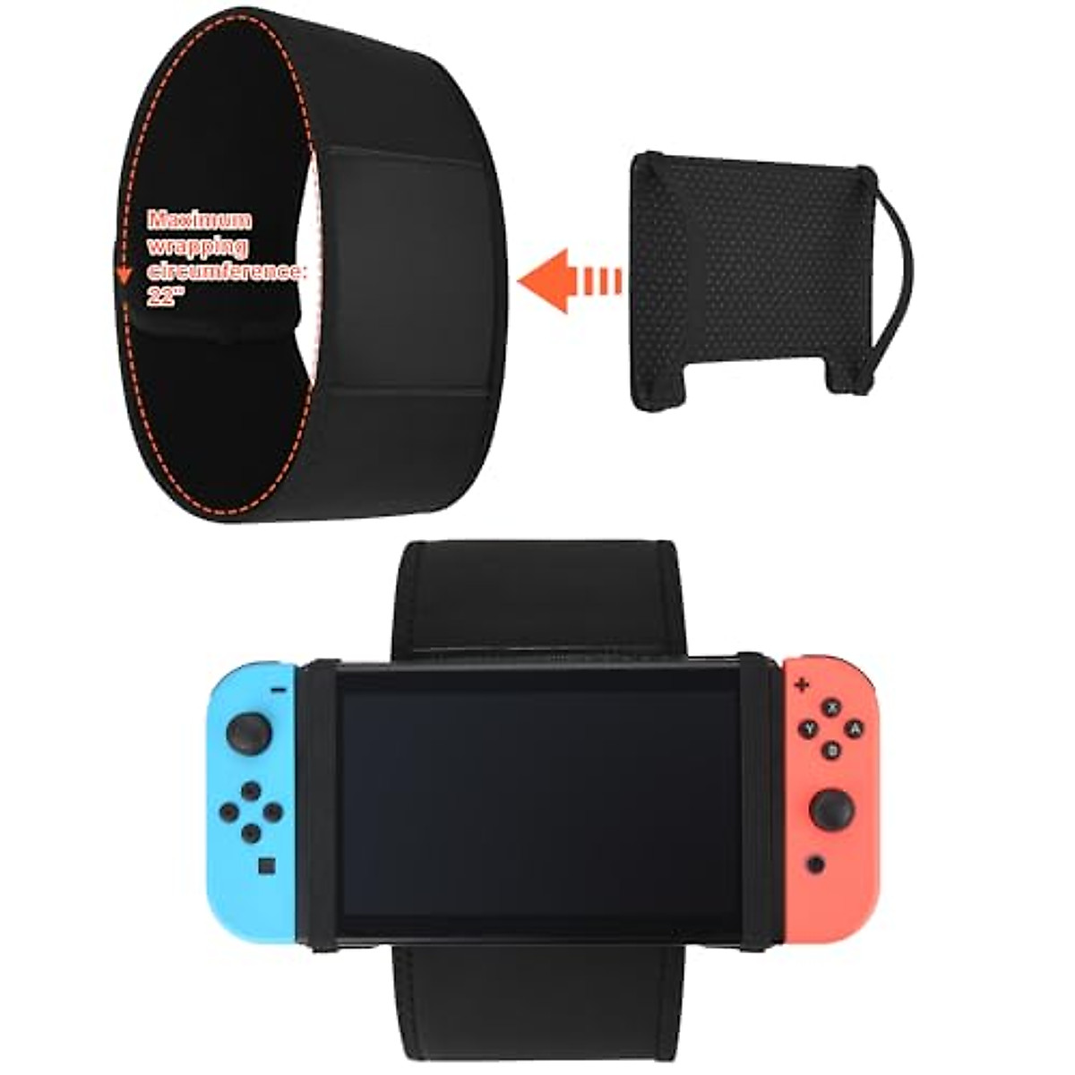Cosmos Car Headrest Mount Holder Seat Mount Holder Compatible with Nintendo Switch and Other Mini Tablets