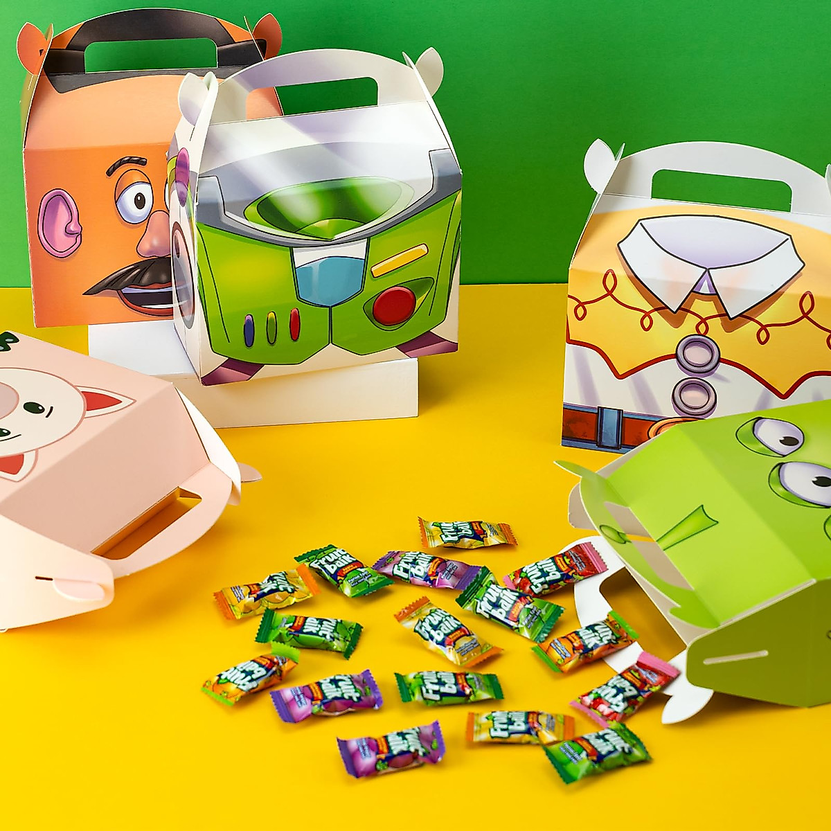 Toy Birthday Party Supplies,16Pcs Gift Boxes,Game Theme Style Party favors,Best for Fill Up the Birthday Gift Bags（8 style）