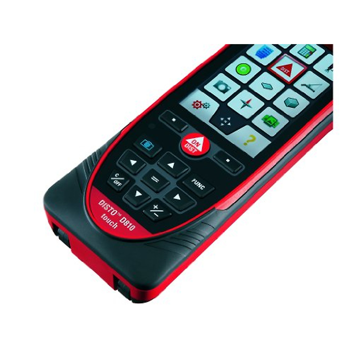 Leica DISTO D810 Touch 660ft Laser Distance Measurer w/Bluetooth and 1mm Accuracy, Red/Black