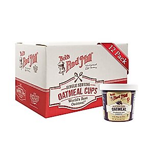Bobs Red Mill Blueberry Hazelnut Oatmeal Cup, 2.5 Ounce (Pack of 12)