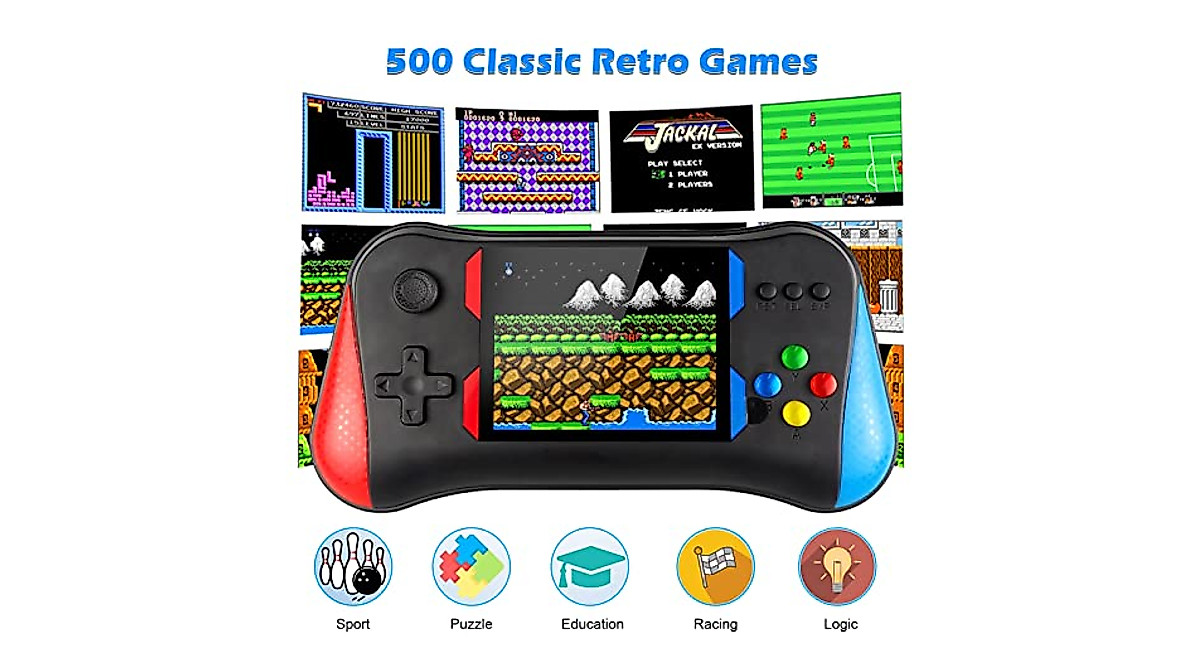 Retro Handheld Game Console - 500 Classic Games