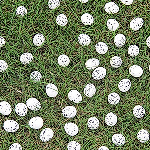 MAGICLULU 1 Set Artificial Birds Nest Handmade Easter Rattan Nest with Easter Eggs Country Style Simulation Twig Bird Nest