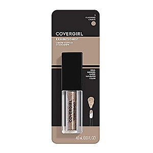 COVERGIRL Exhibitionist Liquid Glitter Eyeshadow, Shimmer Eyeshadow, 0.13 Fl Oz ,Eyeshadow, Eyeshadow Makeup, Liquid Eyeshadow, Smooth, Lightweight, Quick Dry