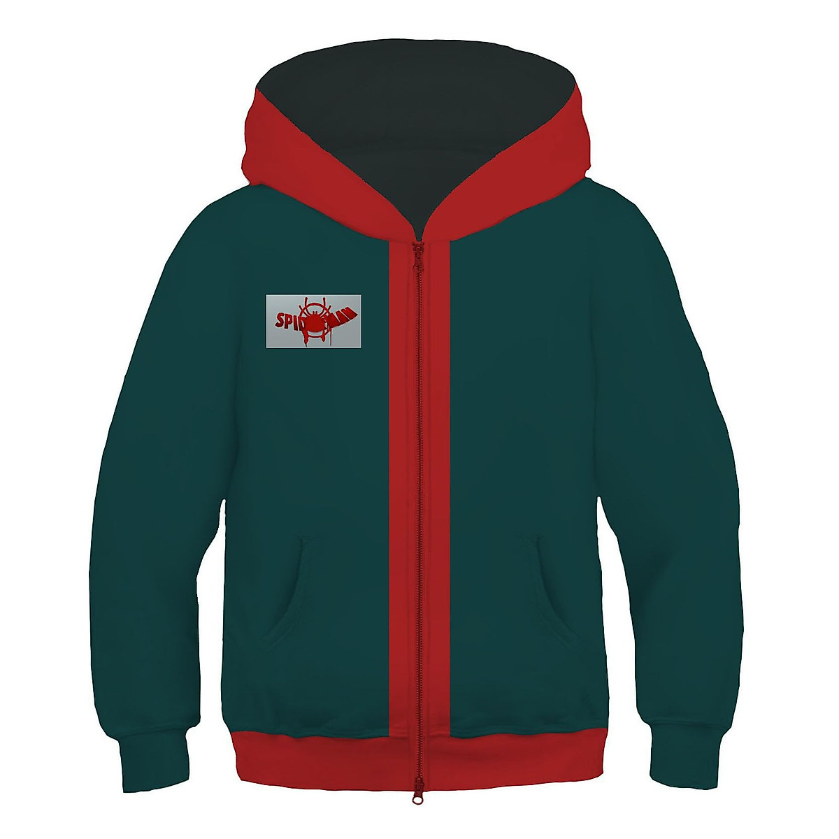 enjoyfashion Miles Hoodie Boys Zip Up Sweatshirt Jacket Coat Kids Halloween Costumes (Kids Zipper Green, Kids-S)